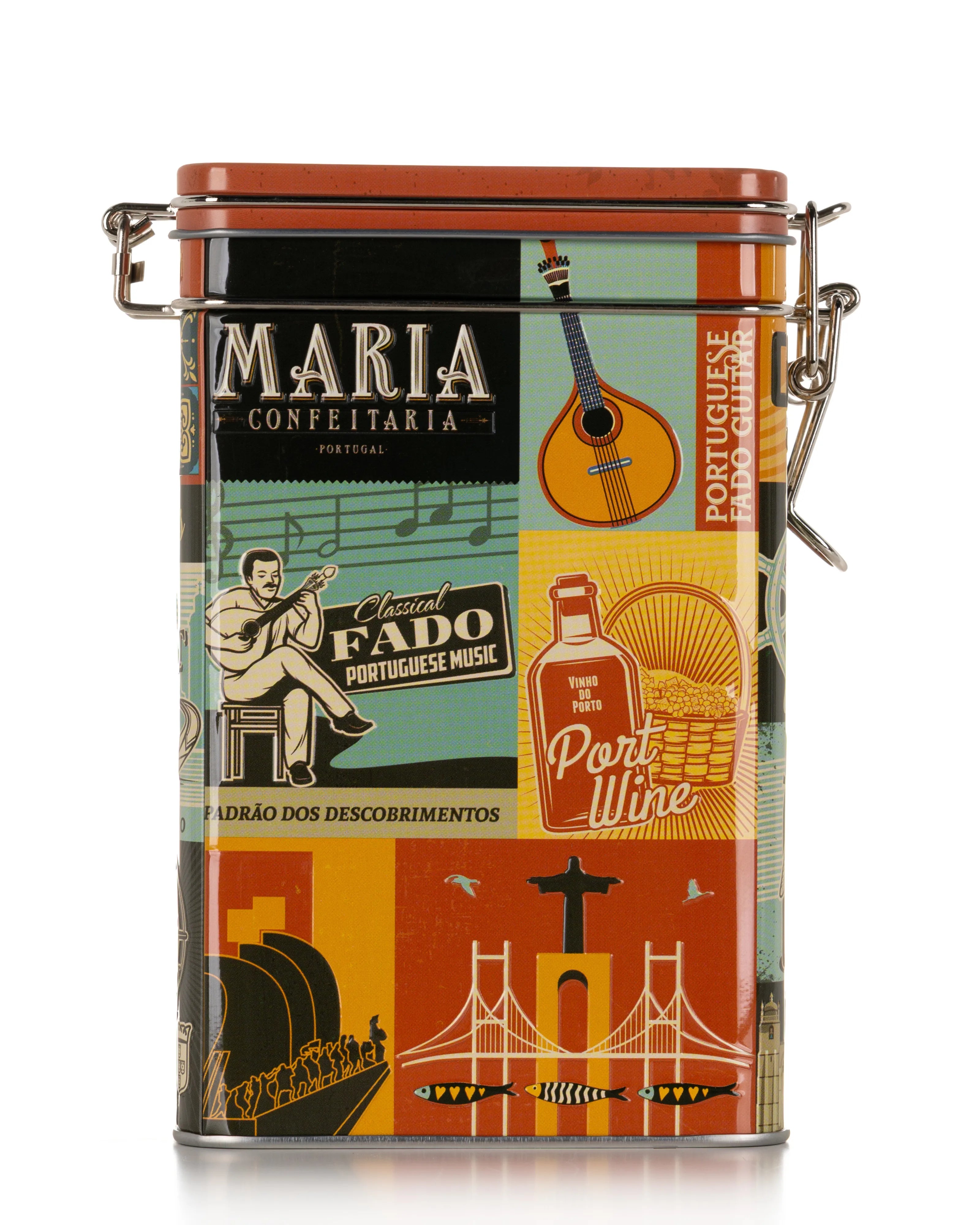 Tin of Artisanal Cookies "Portugalia" Maria Confeitaria 150g