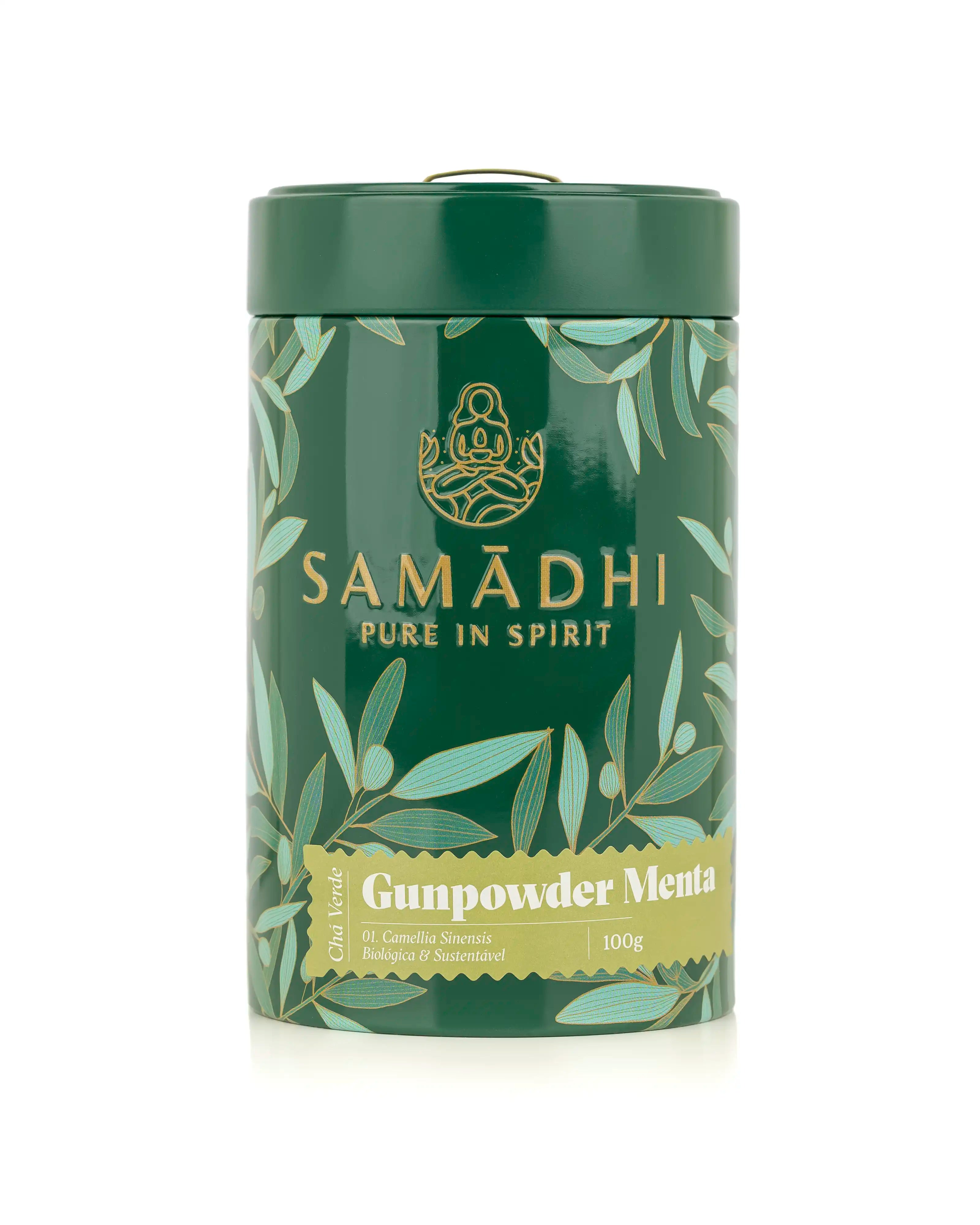 Gunpowder Green Tea and Mint Samadhi 100g – Maria Confeitaria