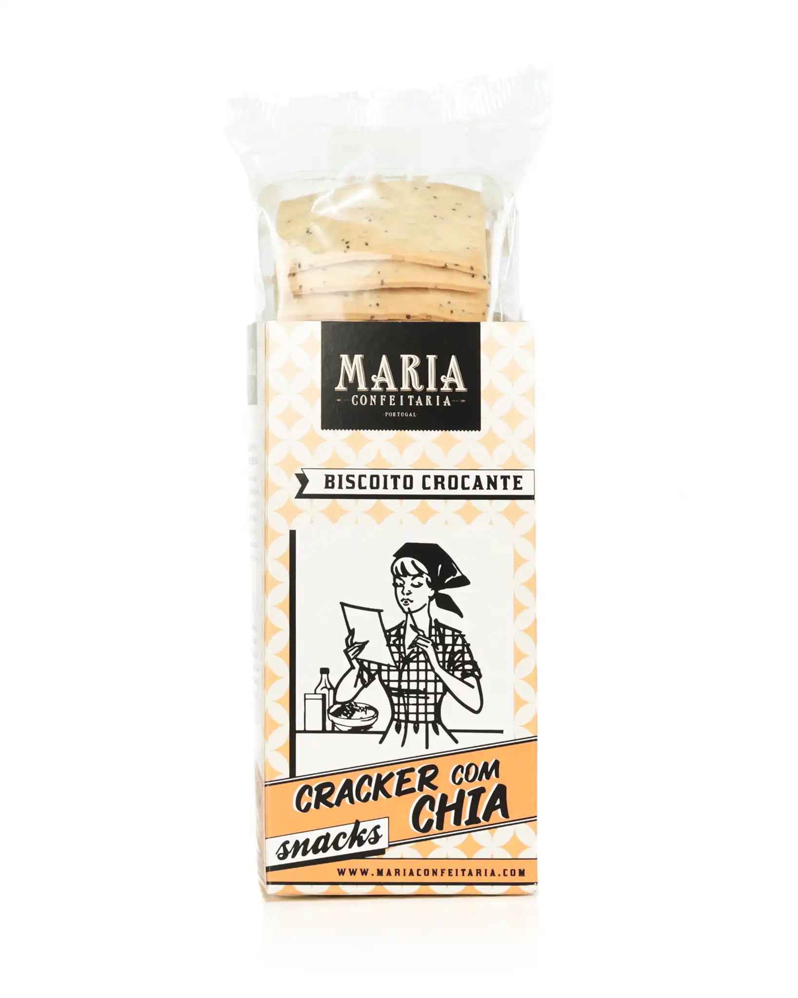Chia Crackers 200g – Maria Confeitaria