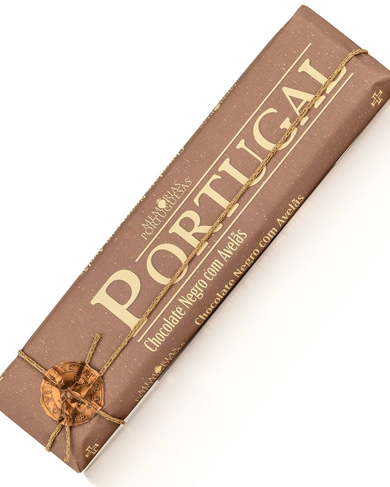 Tablete de Chocolate Negro com Avelãs "Portugal" 300g – Maria Confeitaria